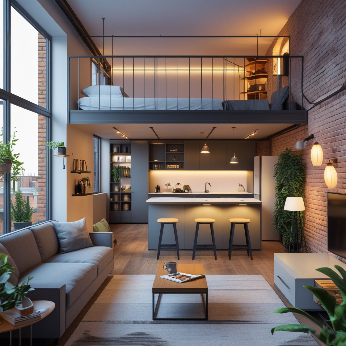 Aprenda a Projetar um Loft Pequeno Como um Arquiteto - Segredos e Dicas ...
