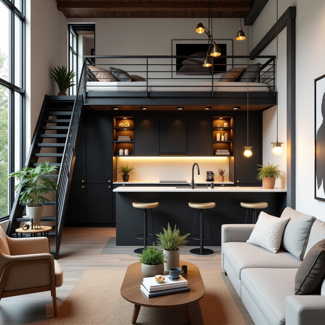 Loft Moderno Pequeno 8 Dicas e Inspirações Transforme o Seu - Bowl Idea